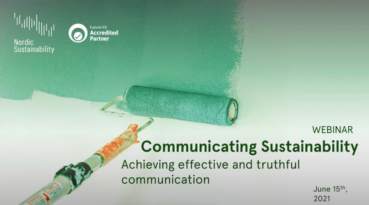 Communicating Sustainability – Achieving effective and truthful ...